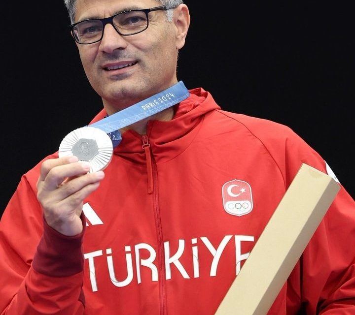Turkish sharpshooter Yusuf Dikeç wins silver at Paris Olympics with ...